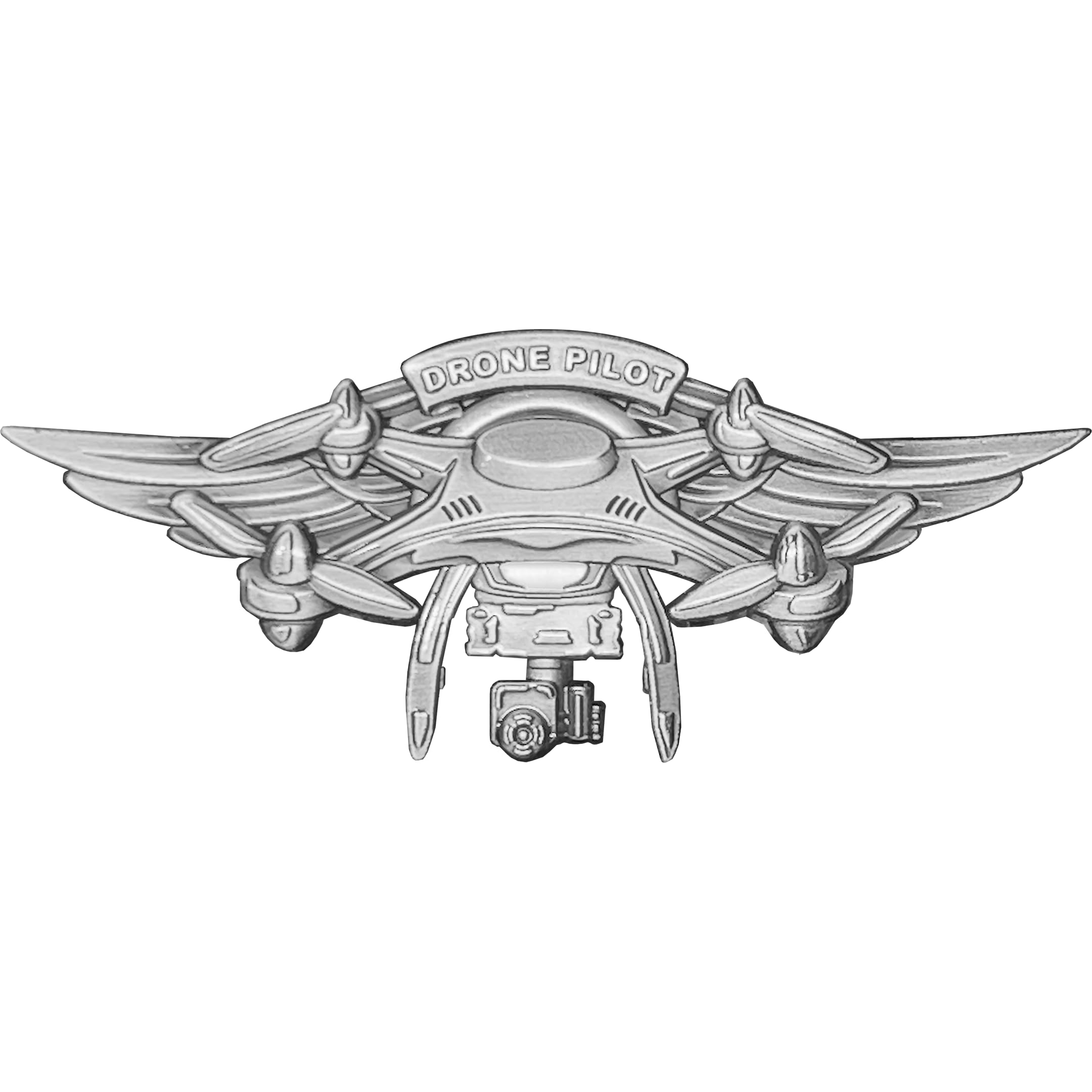 Amazon.com: LEO Challenge Coins GL12-007 Silver 3D Full Size UAS FAA ...