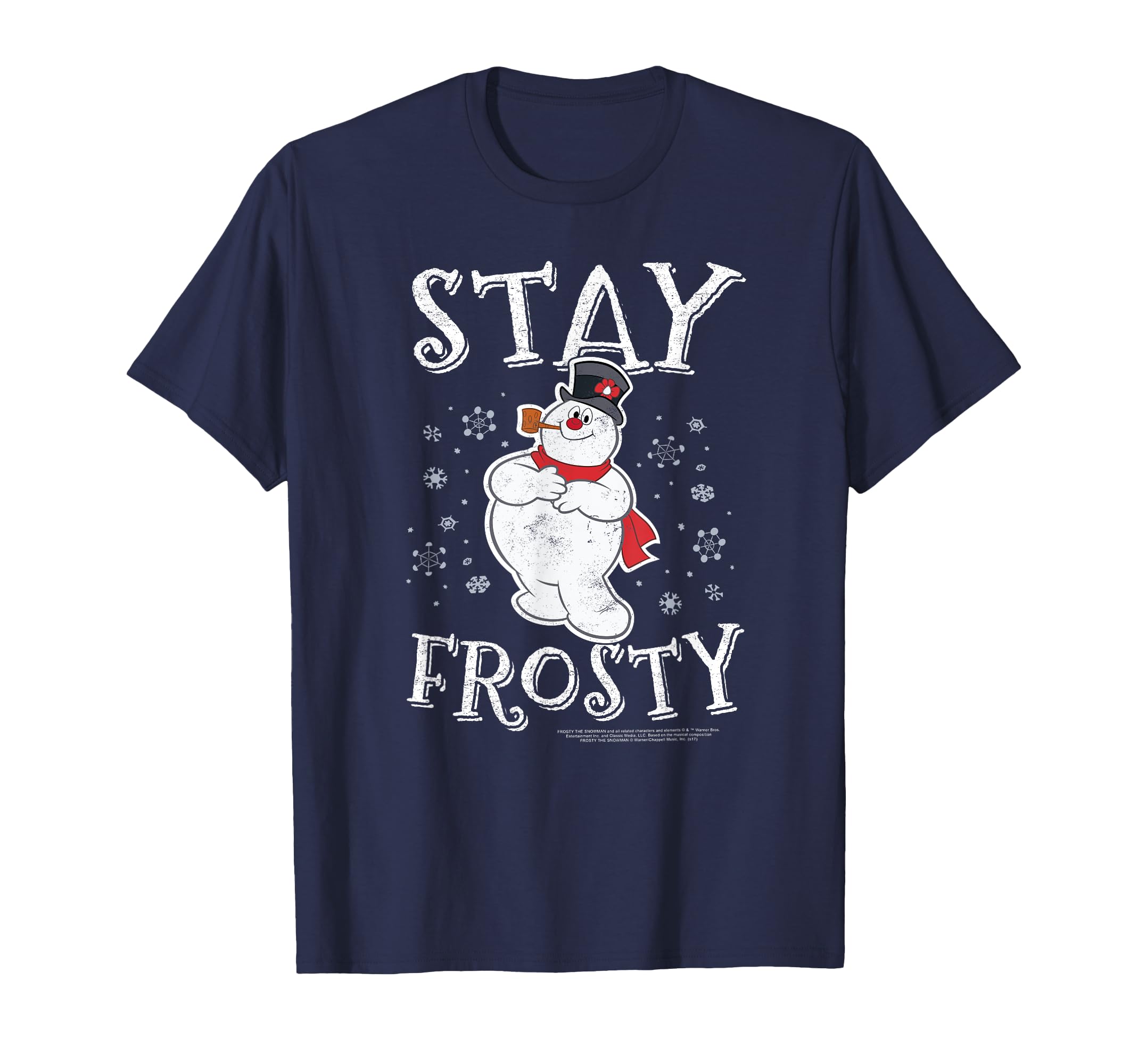 Amazon.com: Frosty the Snowman Stay Frosty T-Shirt : Clothing, Shoes ...