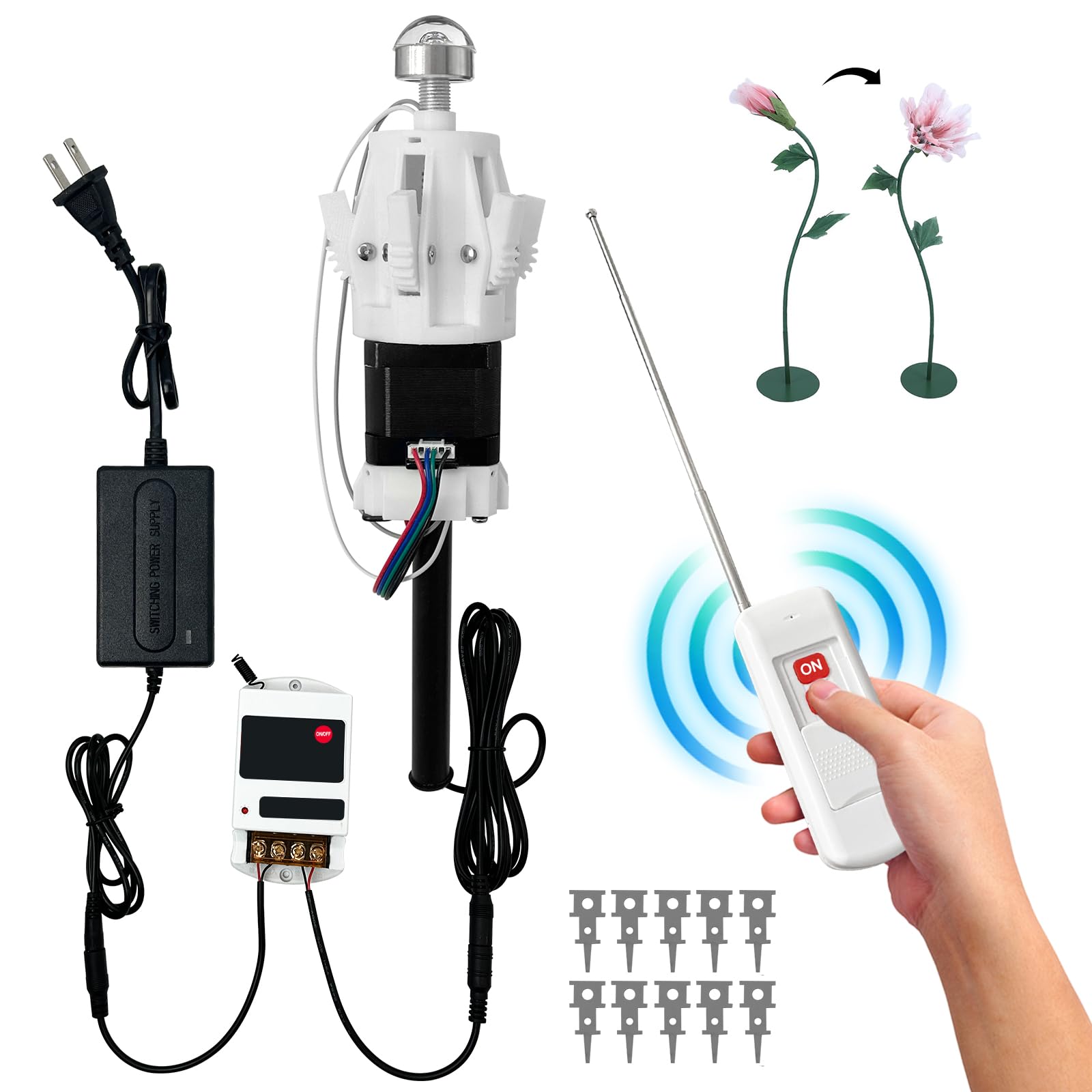 Snapklik.com : Artificial Flower Control,Mechanical Flowers Automatic ...