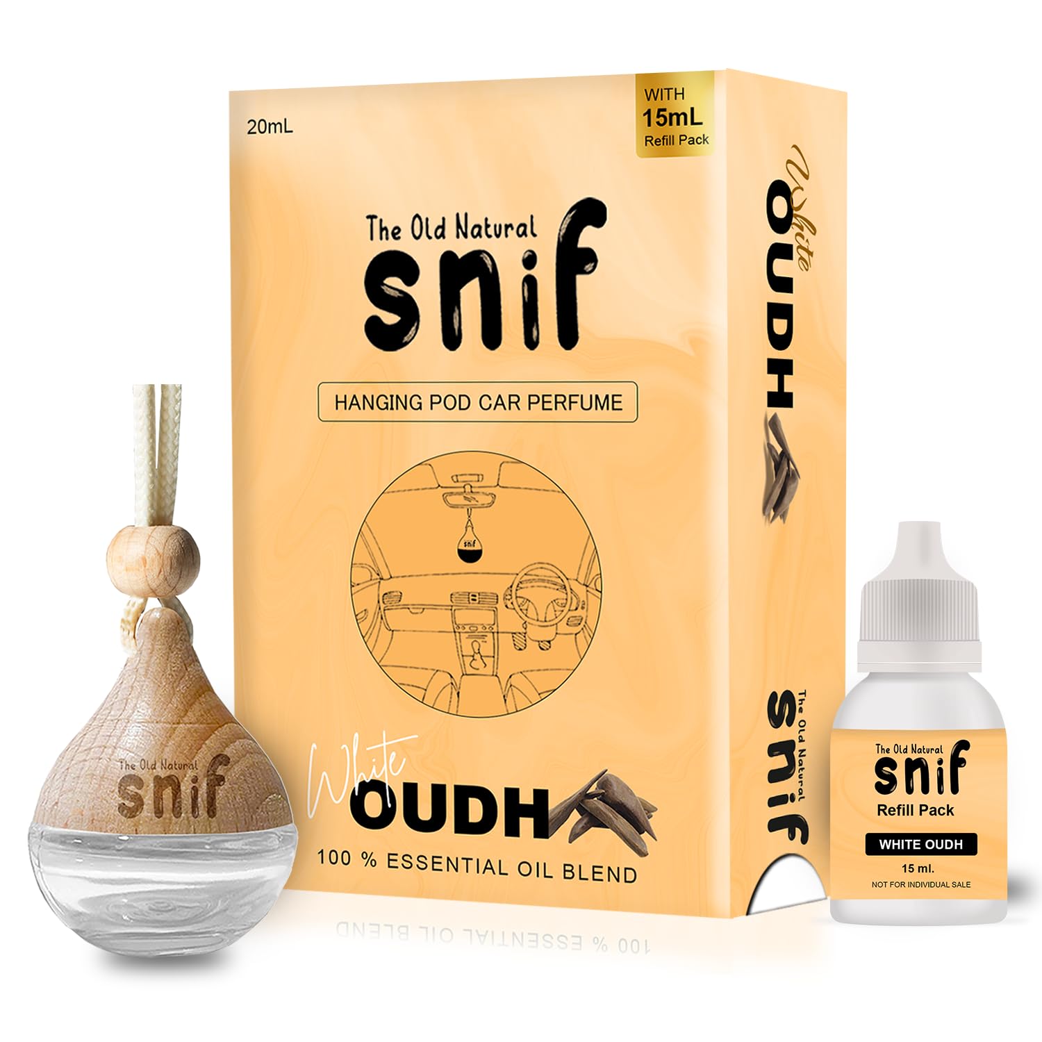 The Old Natural Snif Car Perfume With Essential Oils | Car Perfume ...