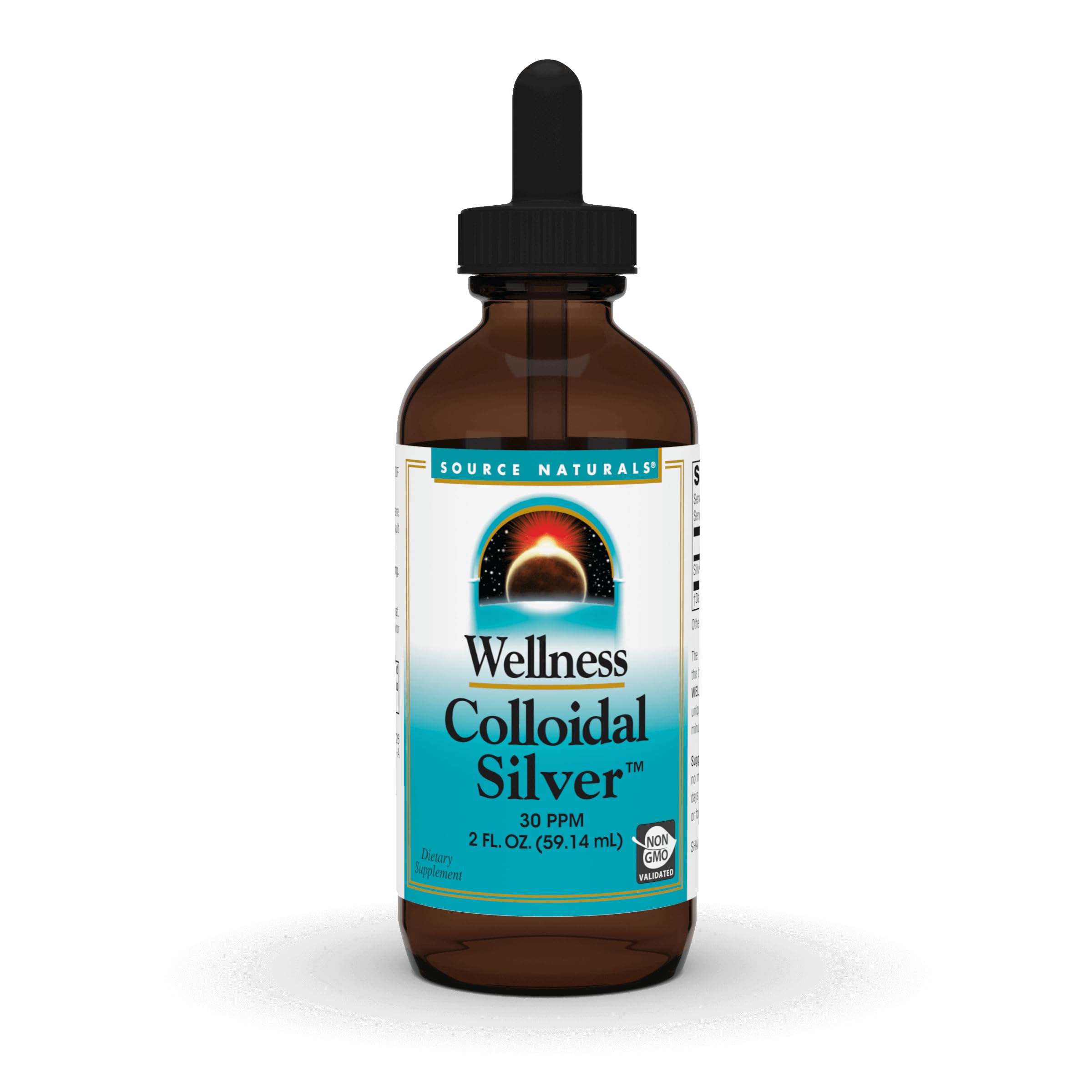 Amazon.com: Source Naturals Wellness Colloidal Silver 30 ppm, Supports ...