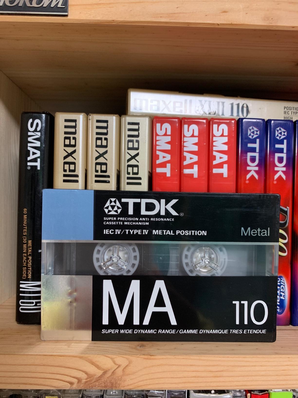 Amazon.com : TDK MA110 Metal Biased Metal Alloy 110 Minutes Cassette ...