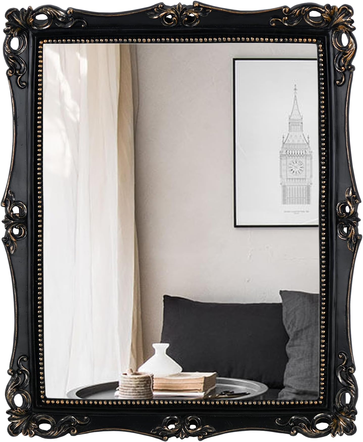 Amazon.com: BULICADO Gothic Mirrors Wall Decor - 3 Piece Set 15.8 Inch ...
