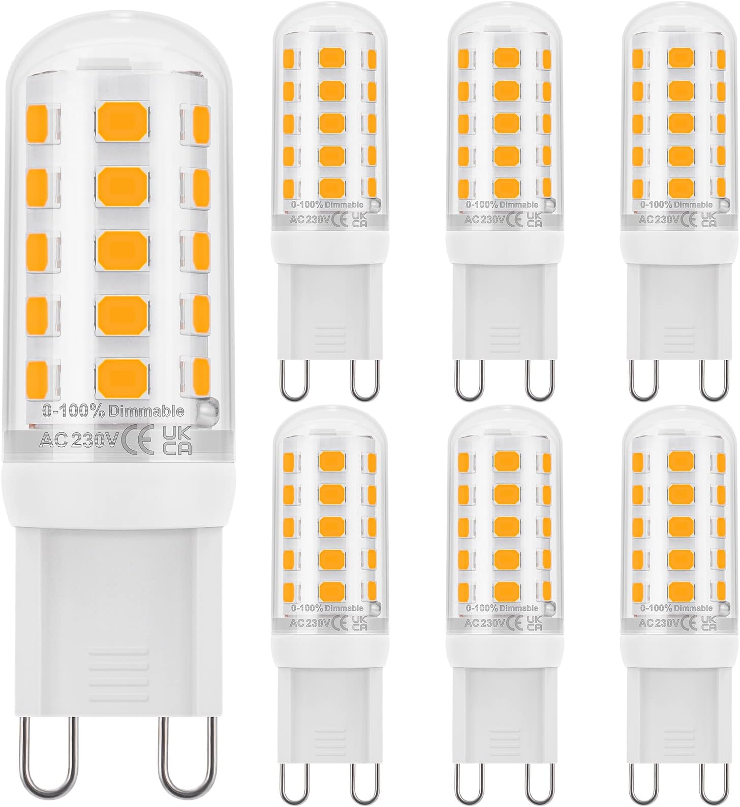 Ampoule G9 LED Blanc Chaud Dimmable, 2700K 230V 4W de Remplacement 40W ...