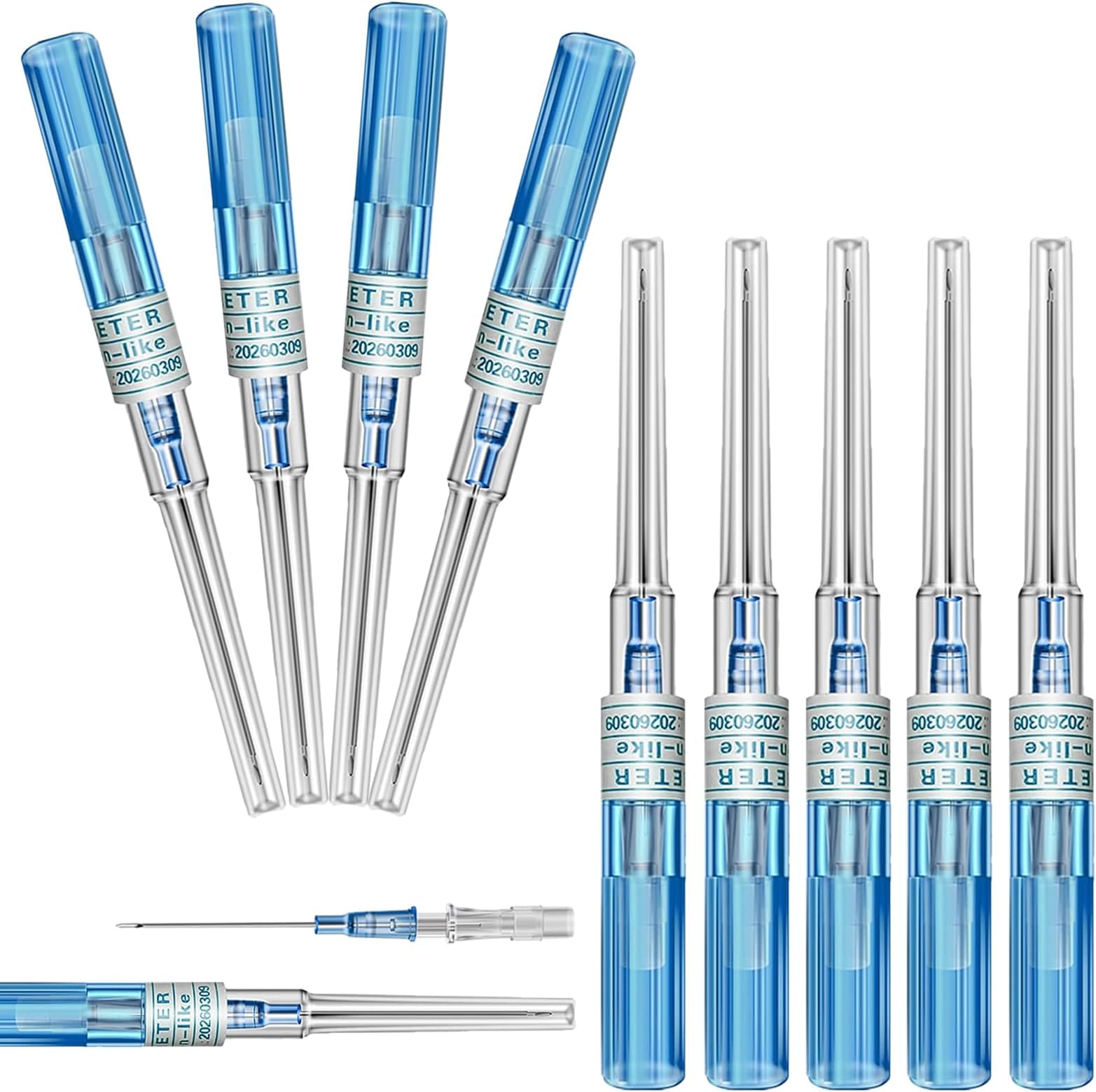 Amazon.com: Catheter Piercing Needles - YONGDA 10Pcs 22G Catheter Needles Piercing IV Catheter ...