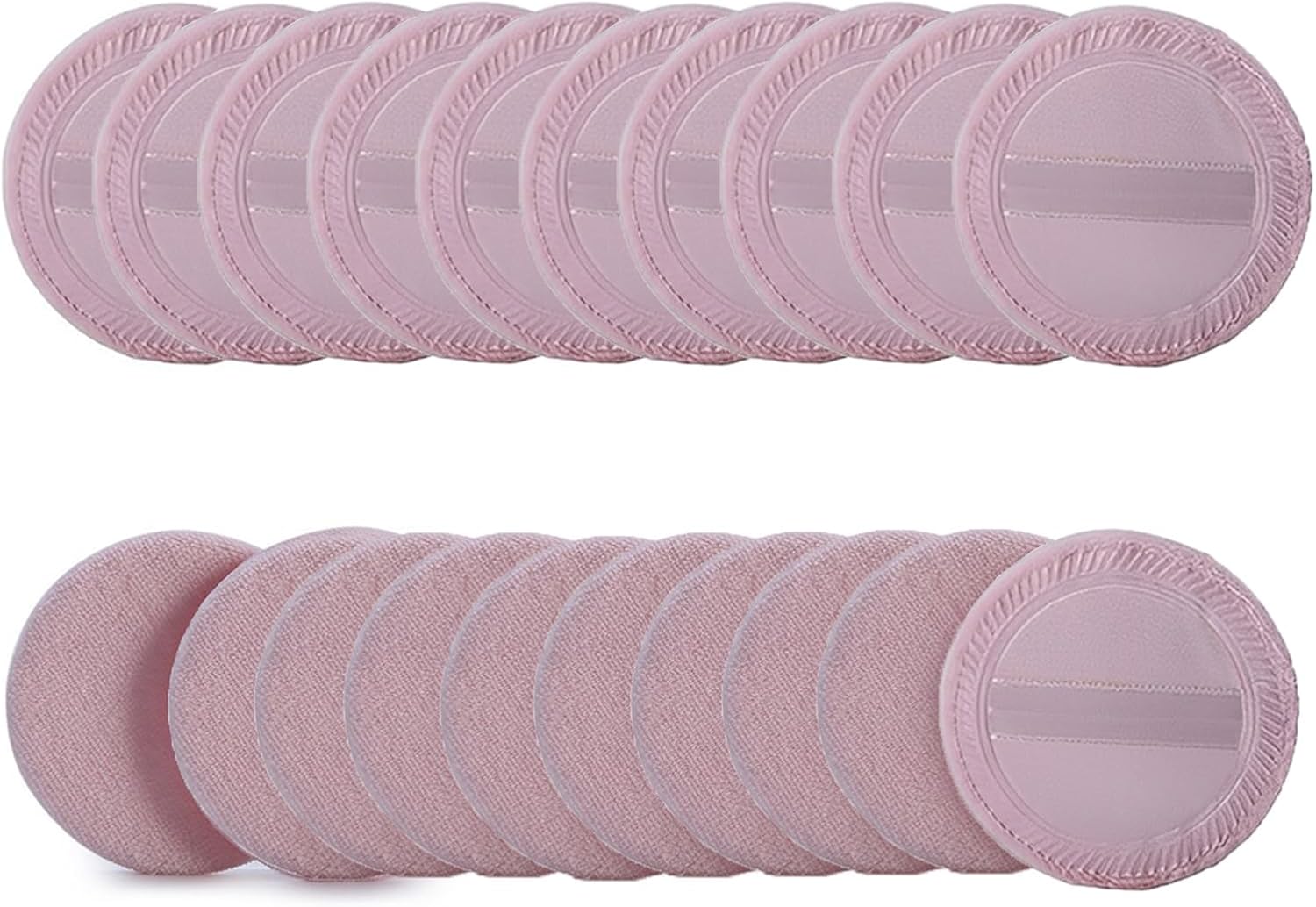 20PCS Velour Powder Puff, Powder Puffs, Face Powder Puff, Triangle ...
