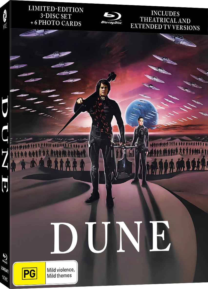 Amazon.com: Dune (1984) Limited Edition Blu-Ray (Theatrical & Extended Versions + Art Cards ...