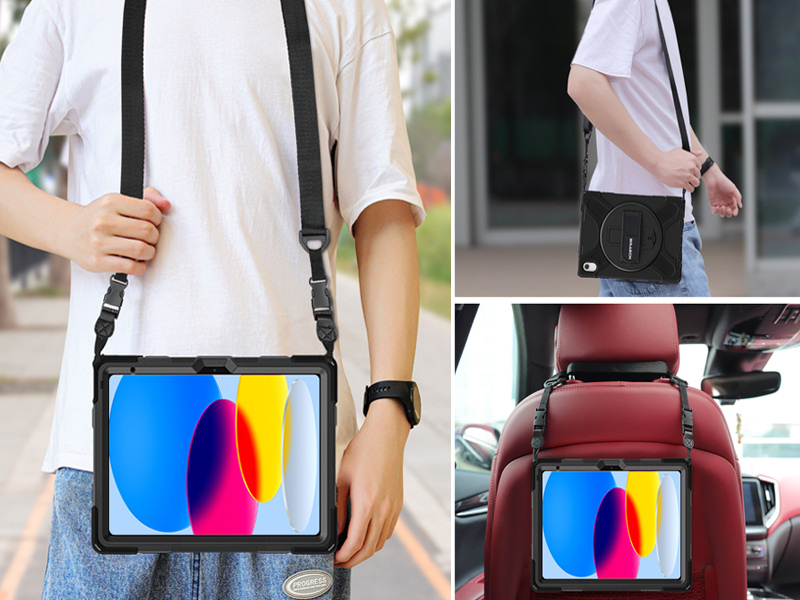 Watch iPad 10th Generationt Case Shoulder Strap Installation Guide on ...