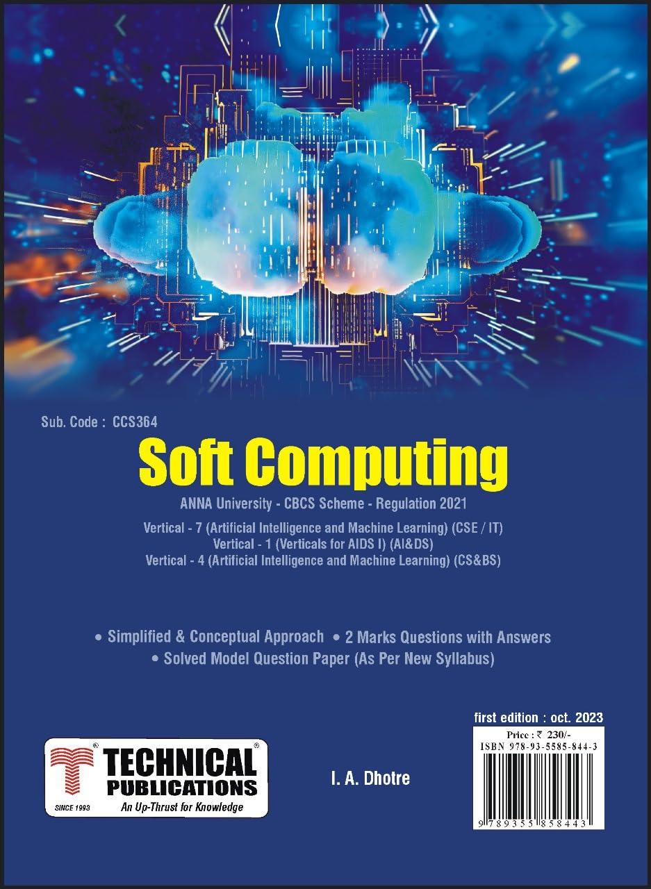Amazon.in: Buy Soft Computing for BE Anna University R21CBCS (Vertical ...