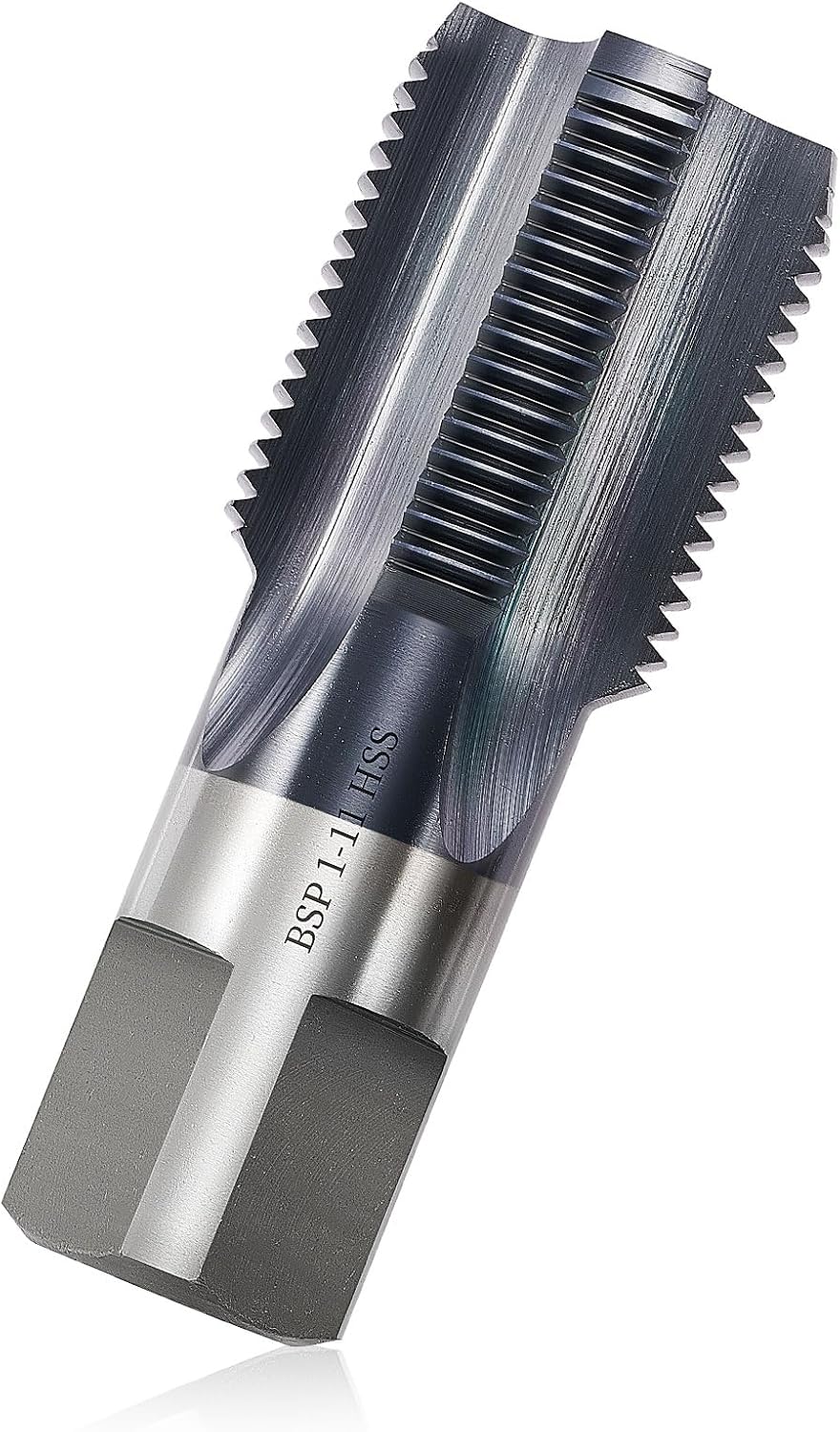 Litorange BSP Pipe Tap, 4340 Steel Threader with ALCRN Coating, 1'' BSP ...