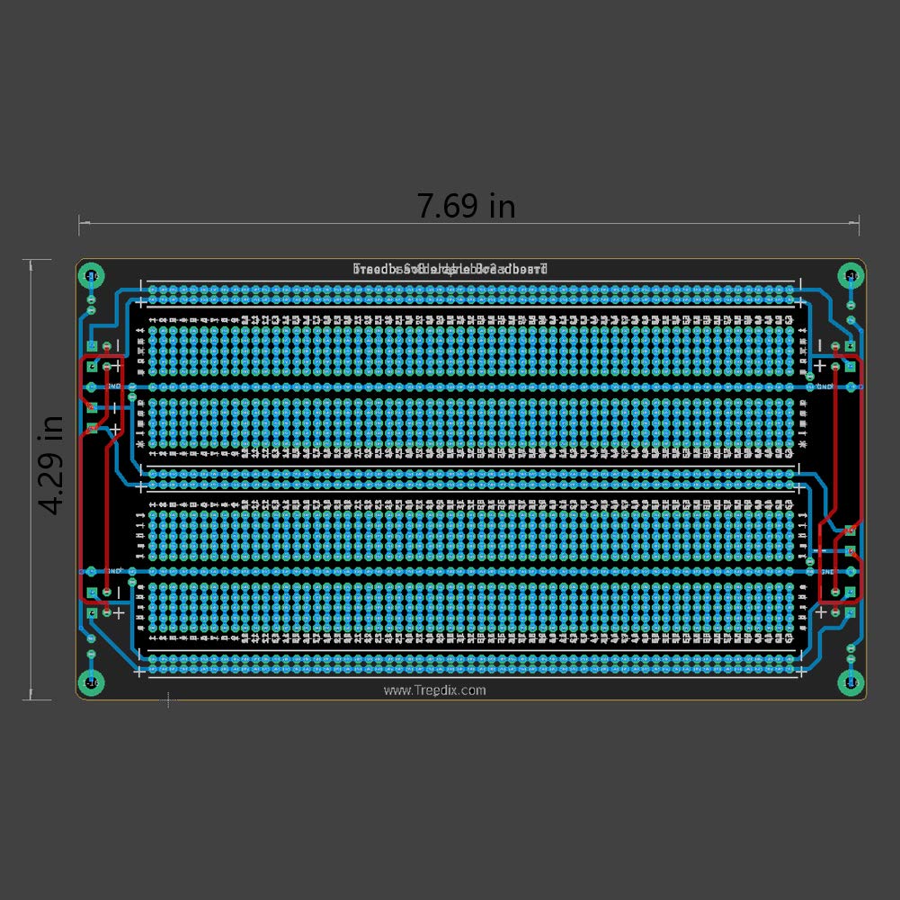 Snapklik.com : Treedix 1PC Large PCB Solderable BreadBoard Prototype ...