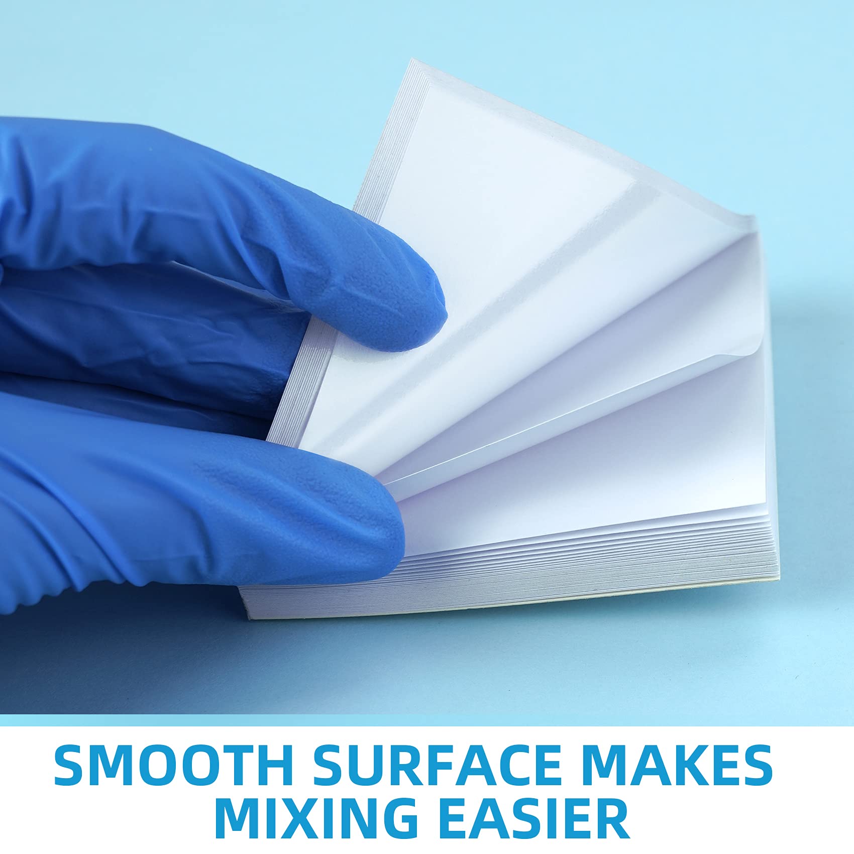Snapklik.com : 100 Sheets Dental Mixing Pads 2 Sides Paper 3"x3 ...