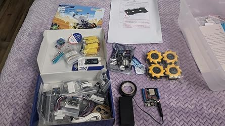 Amazon.com: ACEBOTT Smart Robot Car Kit, 4WD Remote Control Car Compatible with Arduino IDE ...