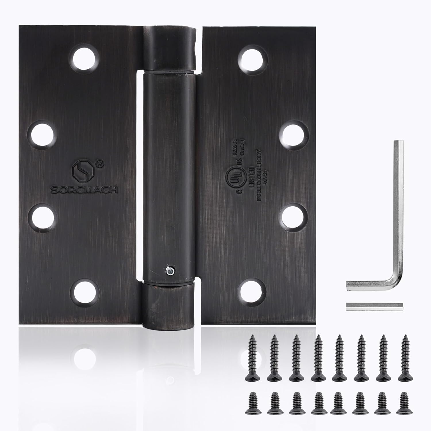 Self Closing Door Hinge 4-1/2 inch Oil Rubbed Bronze Auto Close Hinge ...