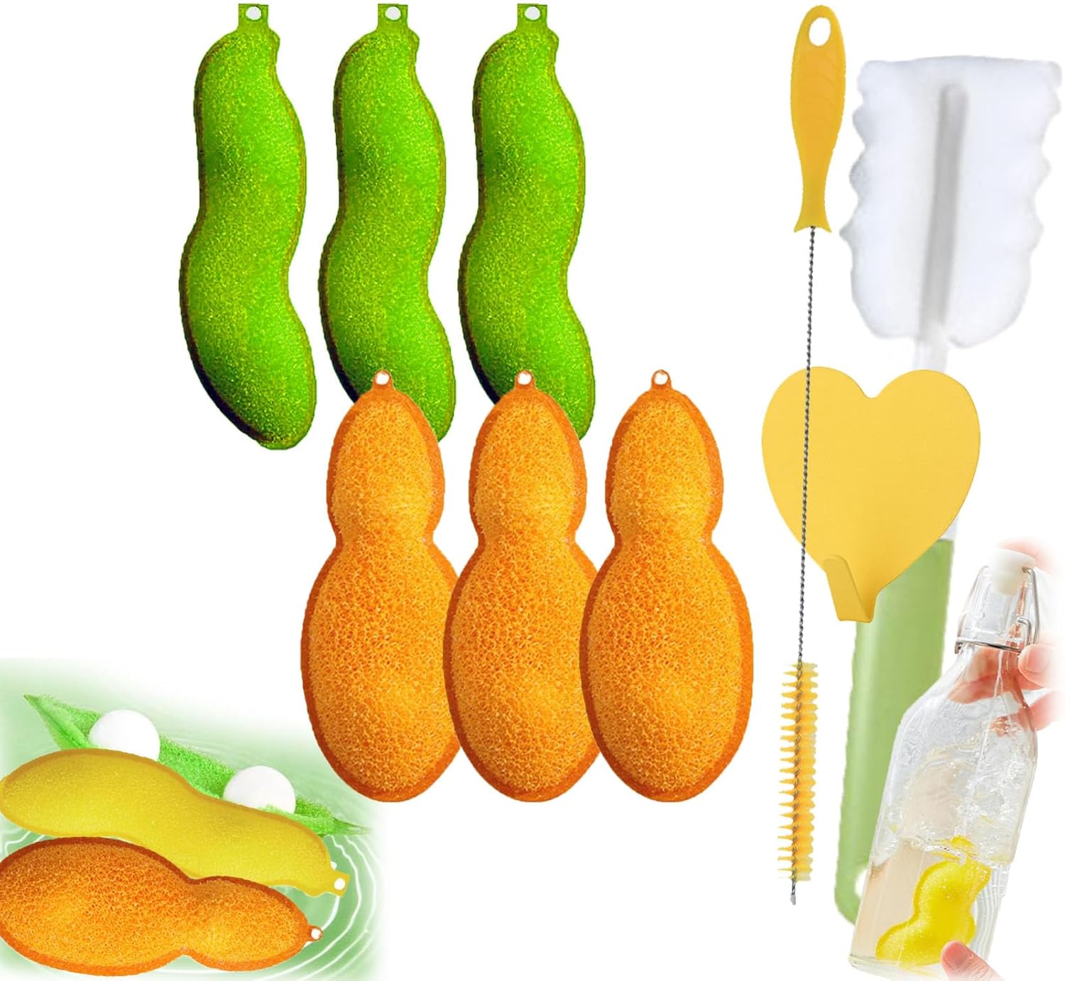 Amazon.com: Magic Beans Bottle Cleaner, Beans-Shaped Bottle Cleaning ...
