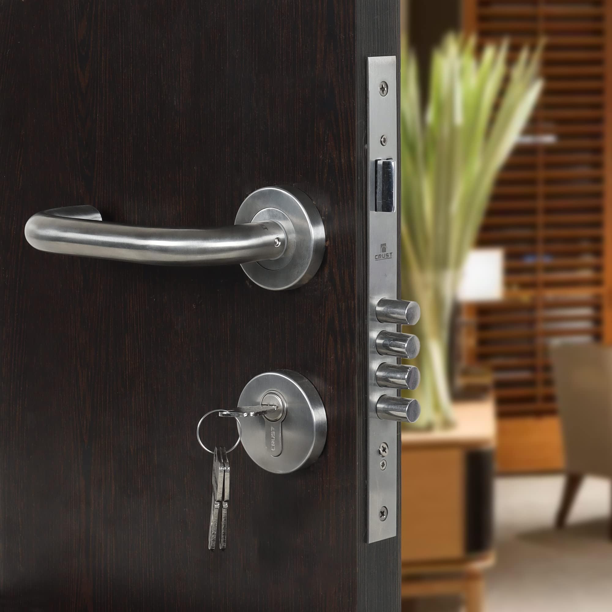 Voltizi Heavy Duty Mortise Main Door Lock | Bedroom Door Lock Set with ...