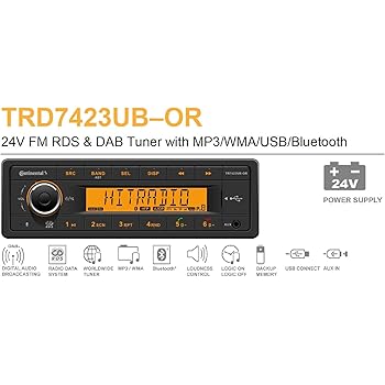 24 Volt Bluetooth Radio mit Freisprecheinrichtung LKW Truck Bus RDS ...