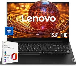 Amazon.com: Lenovo V15 Business Laptop | 15.6" FHD Anti-glare Display | Intel Dual-core ...