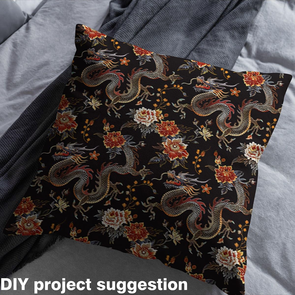 Chinese Dragon Upholstery Fabric
