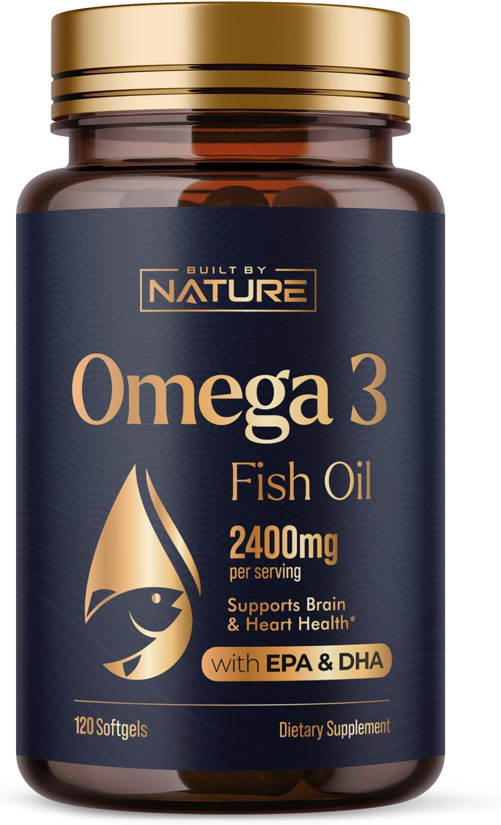 Amazon.com: INNERVISNUTRITION Fish Oil 1000mg Supplement – 120 Softgels ...