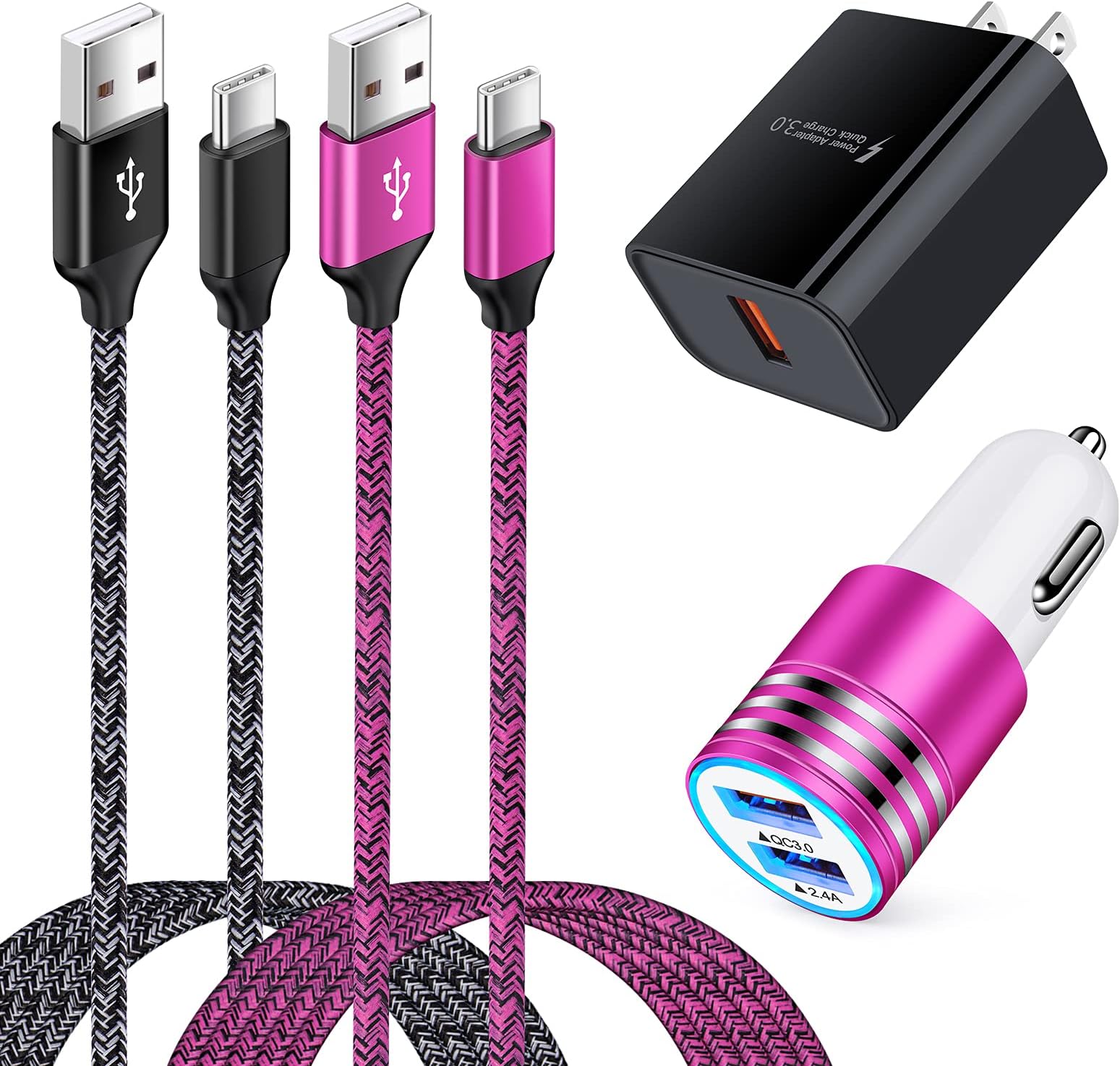 Amazon.com: Samsung Phone Android Charger Fast Charging for Samsung ...