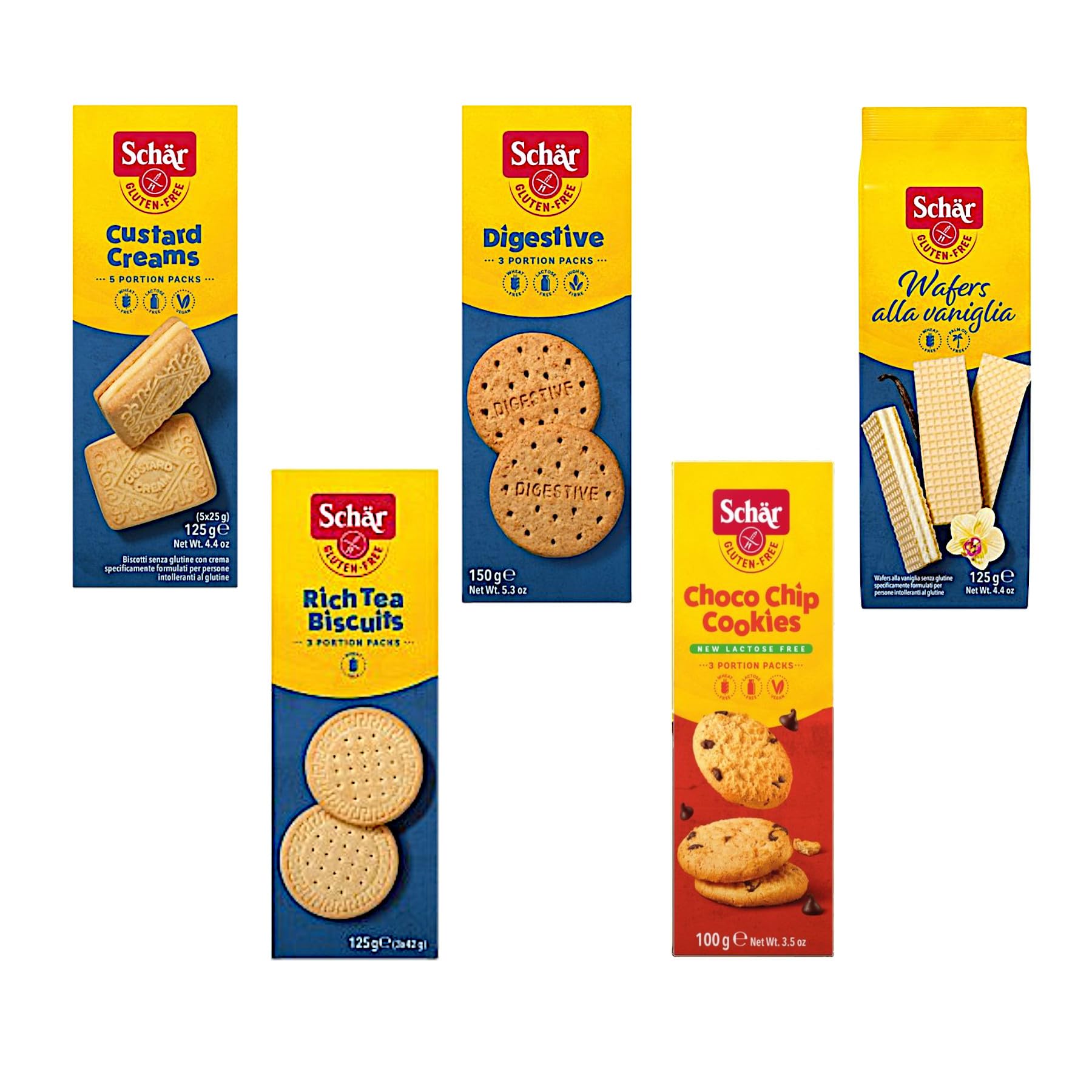Classic Gluten Free Biscuits & Cookies Bundle - with Schar Gluten Free ...