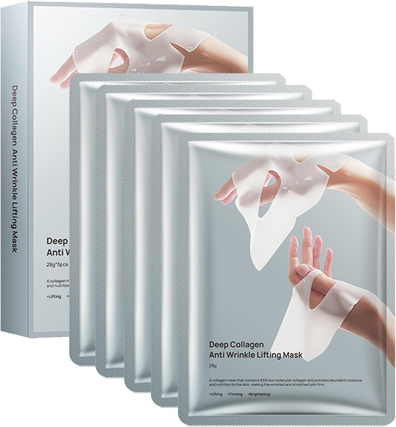 Amazon.com : 4PCS Deep Collagen Overnight Mask, Collagen Face Mask Deep ...