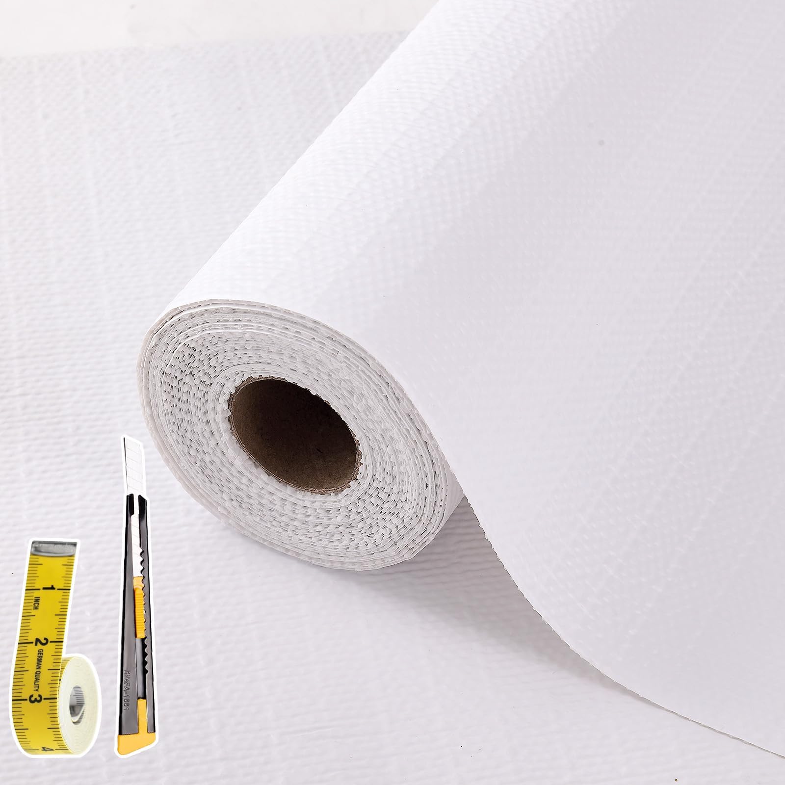 Shelf Liner, Non-Adhesive Roll Drawer Liners 12 Inches x 20 Feet, Non ...