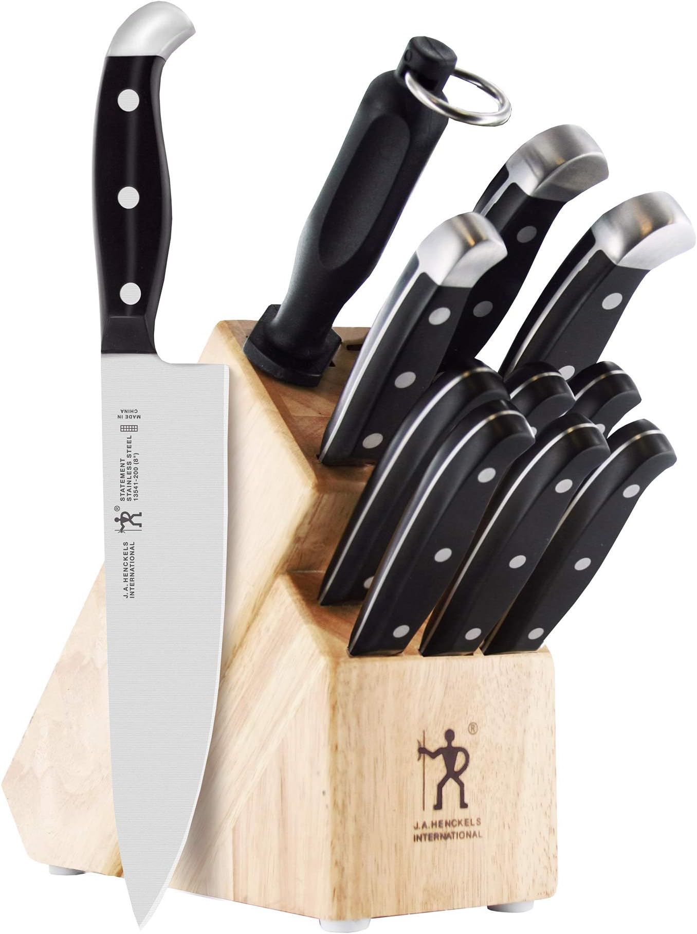 Amazon.com: HENCKELS Forged Premio 19-pc Knife Block Set: Home & Kitchen