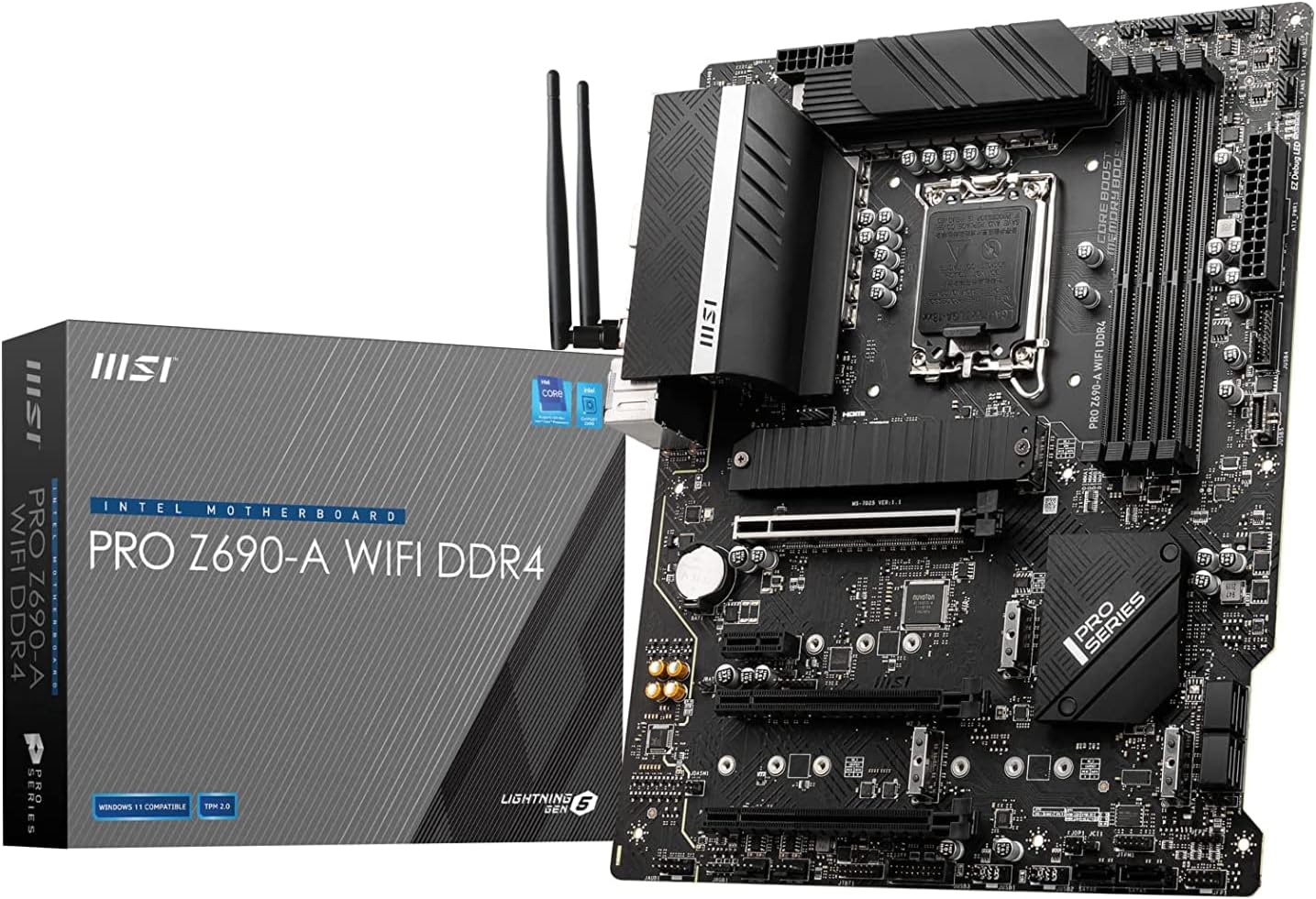 Amazon.com: MSI PRO Z690-A WIFI DDR4 motherboard Intel Z690 ATX ...