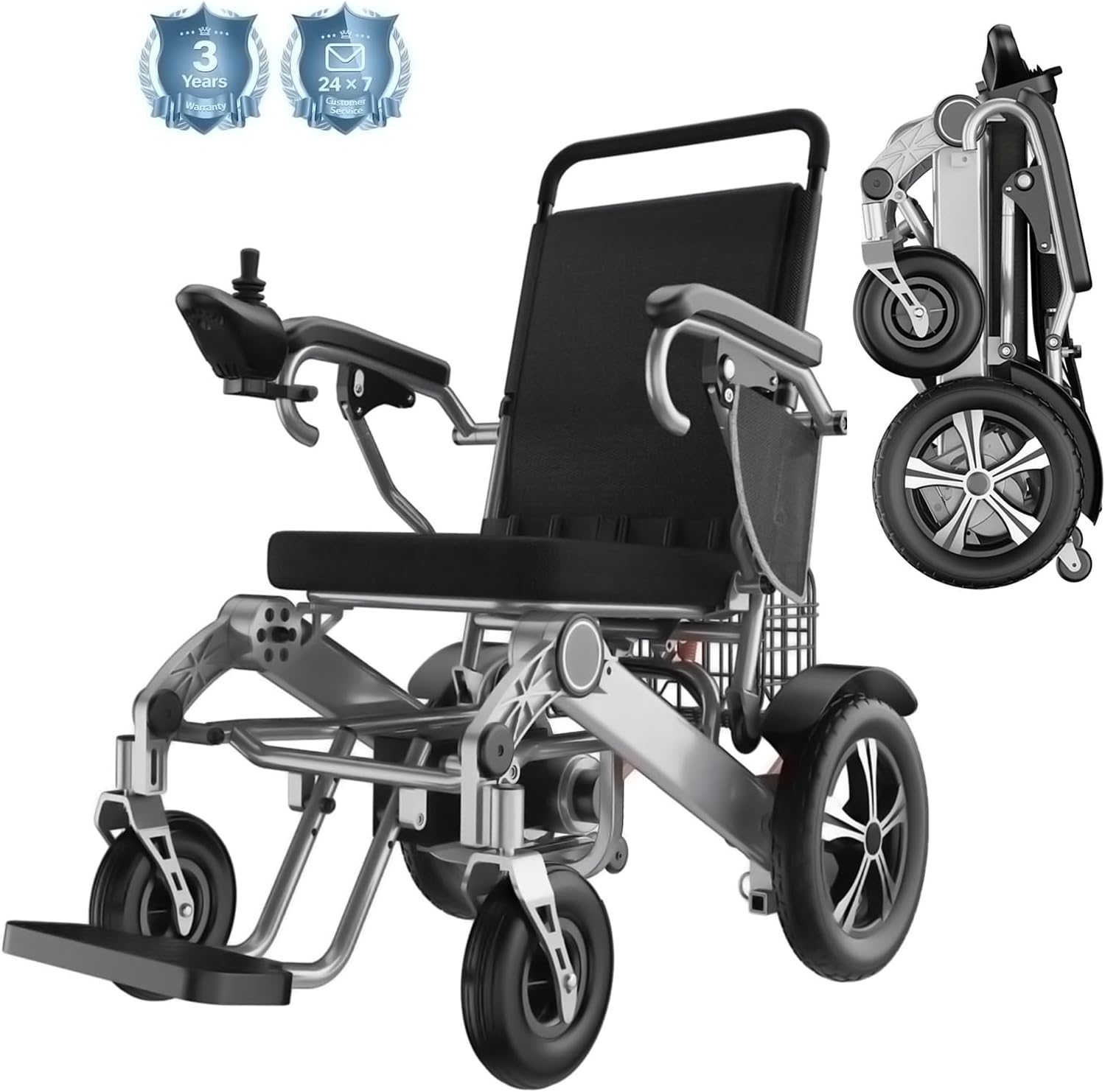 Amazon.com: Pride Mobility Go Chair Group 2 Power Chair, Rear Wheel ...