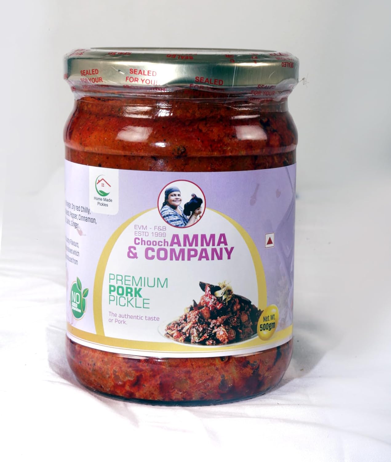 Chooch AMMA & COMPANY Kerala Style | Pork pickle | No artificial ...