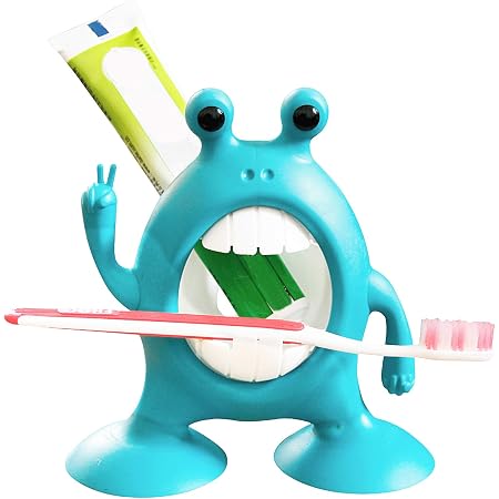 Amazon.com: Lily’s Home Fun Kids Animal Toothbrush Holder, Bathroom ...