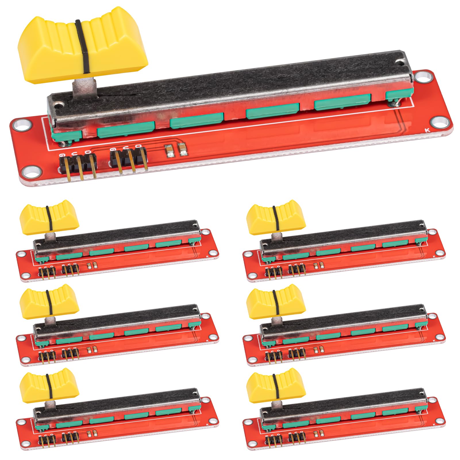 Buy 6pcs 10K Slide Potentiometer 3.3V 5V Linear Logarithmic Slider Potentiometers Module 3.3 ...