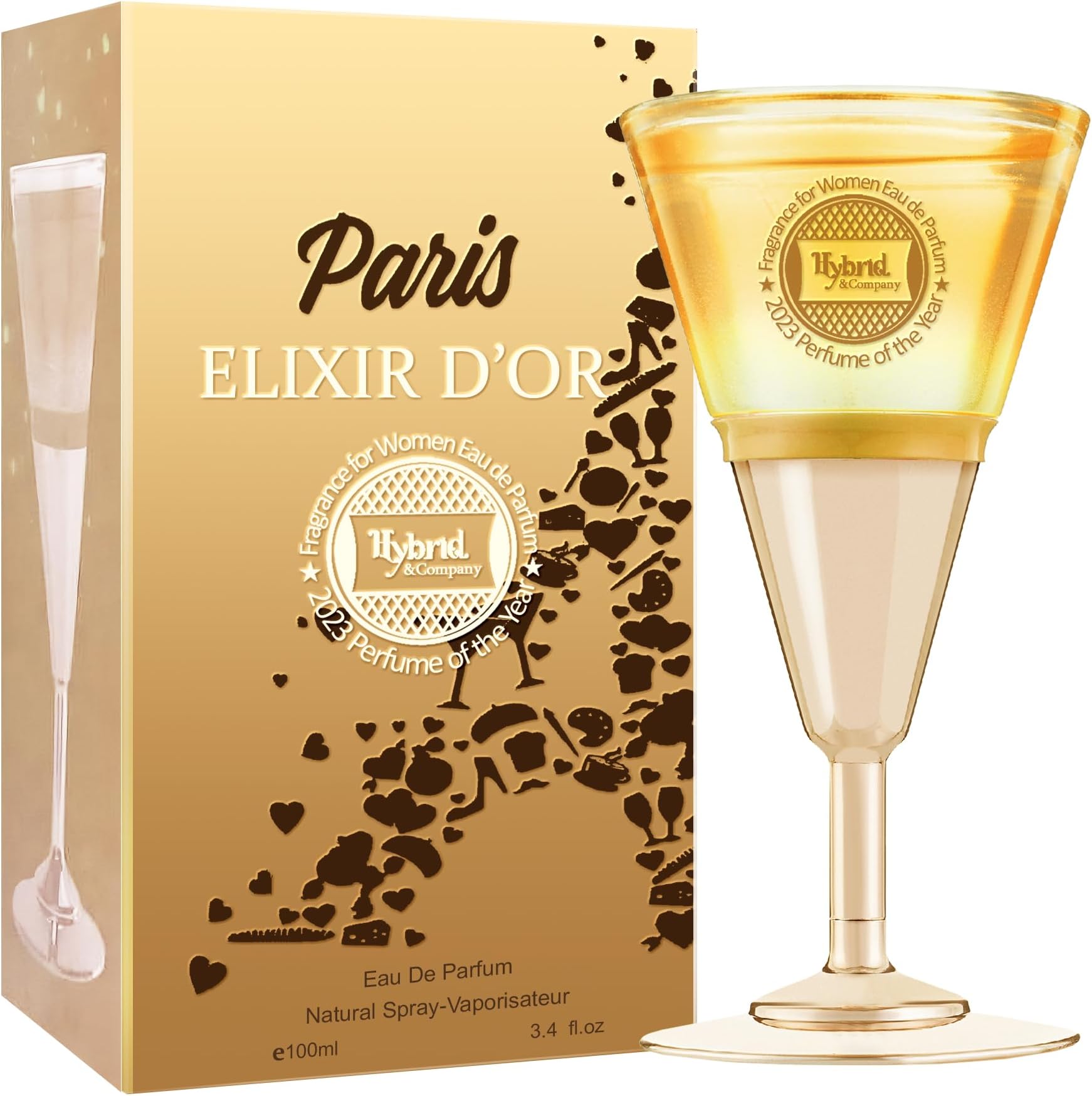 Amazon.com : Hybrid & Company Paris Elixir D'Or For Women Fascinating ...