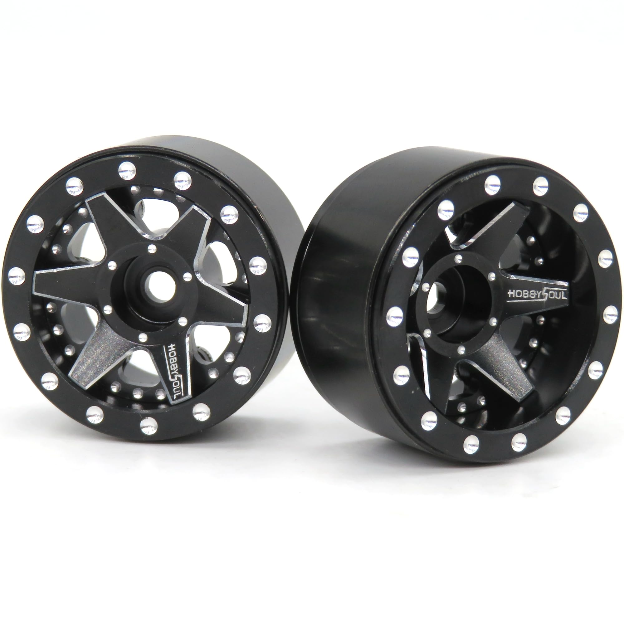 Snapklik.com : Hobbysoul Adjustable Offset 1.0 Beadlock Wheels Rims, RC ...