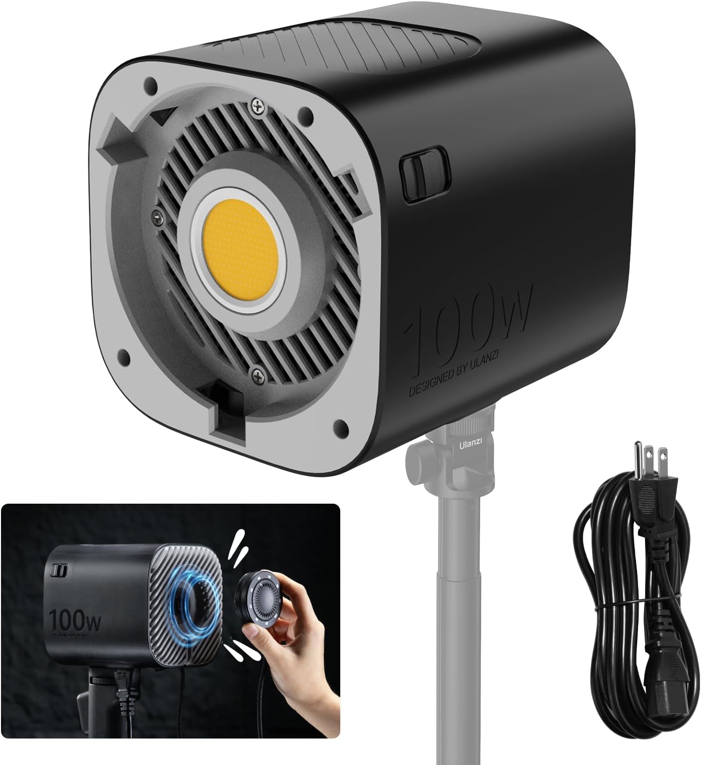 Amazon.com : Tolifo PL-200B AC 180W LED Video Light with APP Control ...
