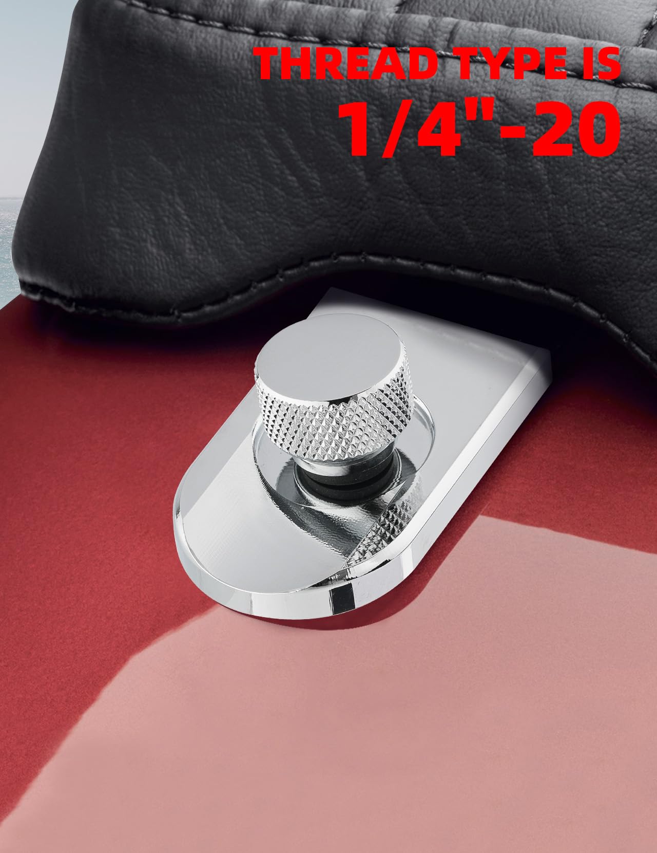 Snapklik.com : Chrome Stainless Steel Seat Bolt Tab Screw Mount Knob ...