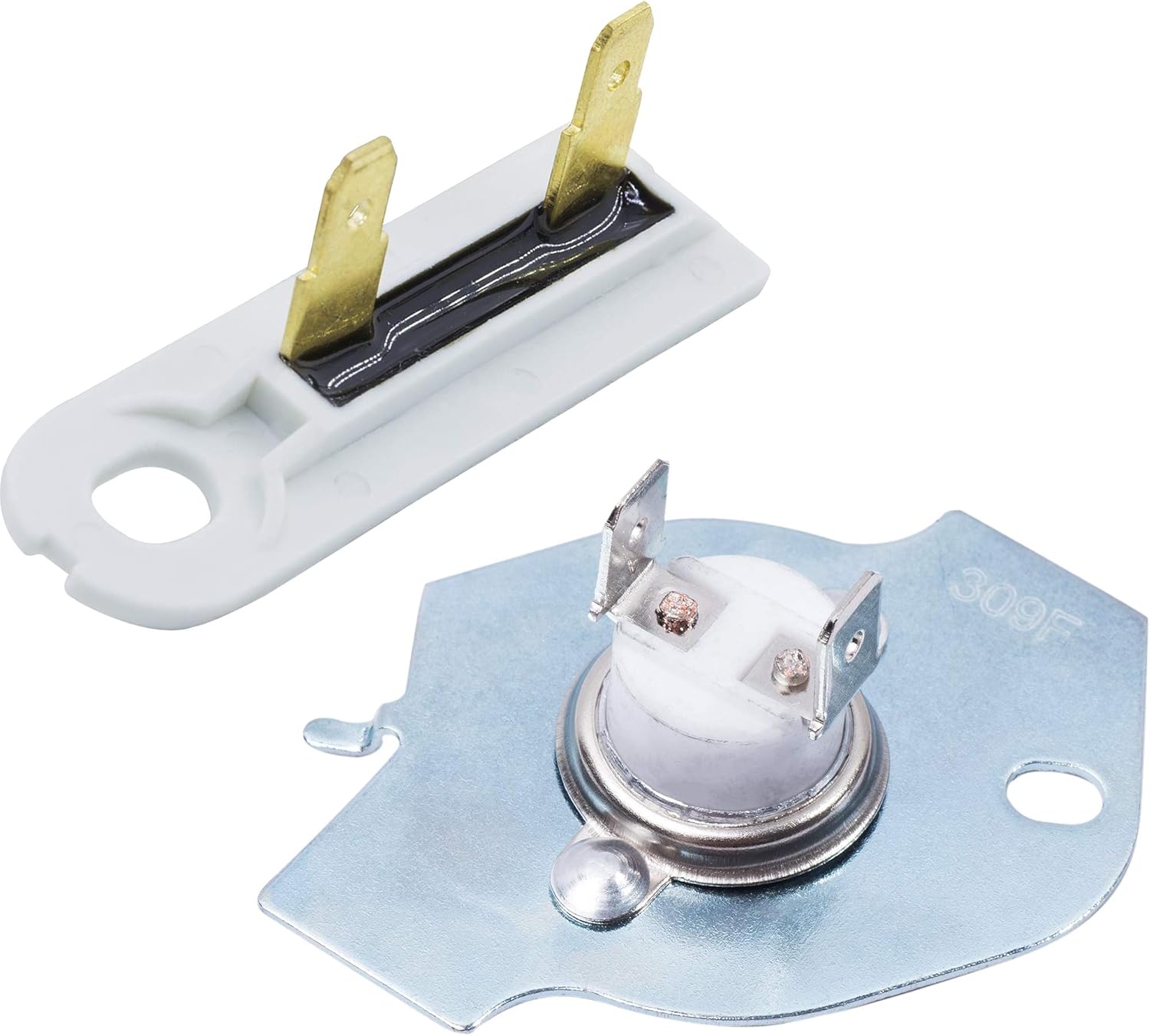 Amazon.com: 3977393 & 3392519 Dryer Thermal Fuse Kit Replacement by ...