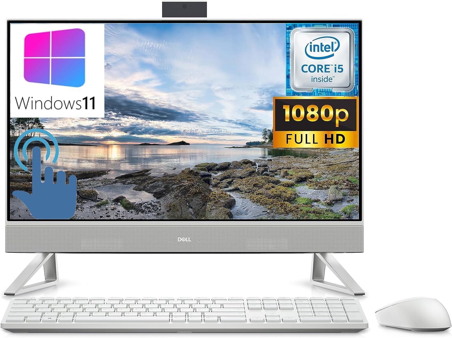 Amazon.com: Dell 2023 Inspiron 24 5410 23.8" Touchscreen FHD All-in-One ...