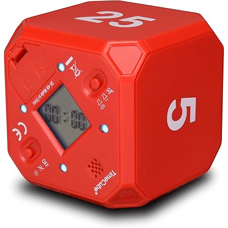 Amazon.com: TimeCube Plus Preset Timer with 4 LED Light Alarm for Time ...