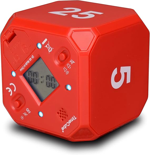 Amazon.com: TimeCube Plus Preset Timer with Silent LED Alarm for Time ...