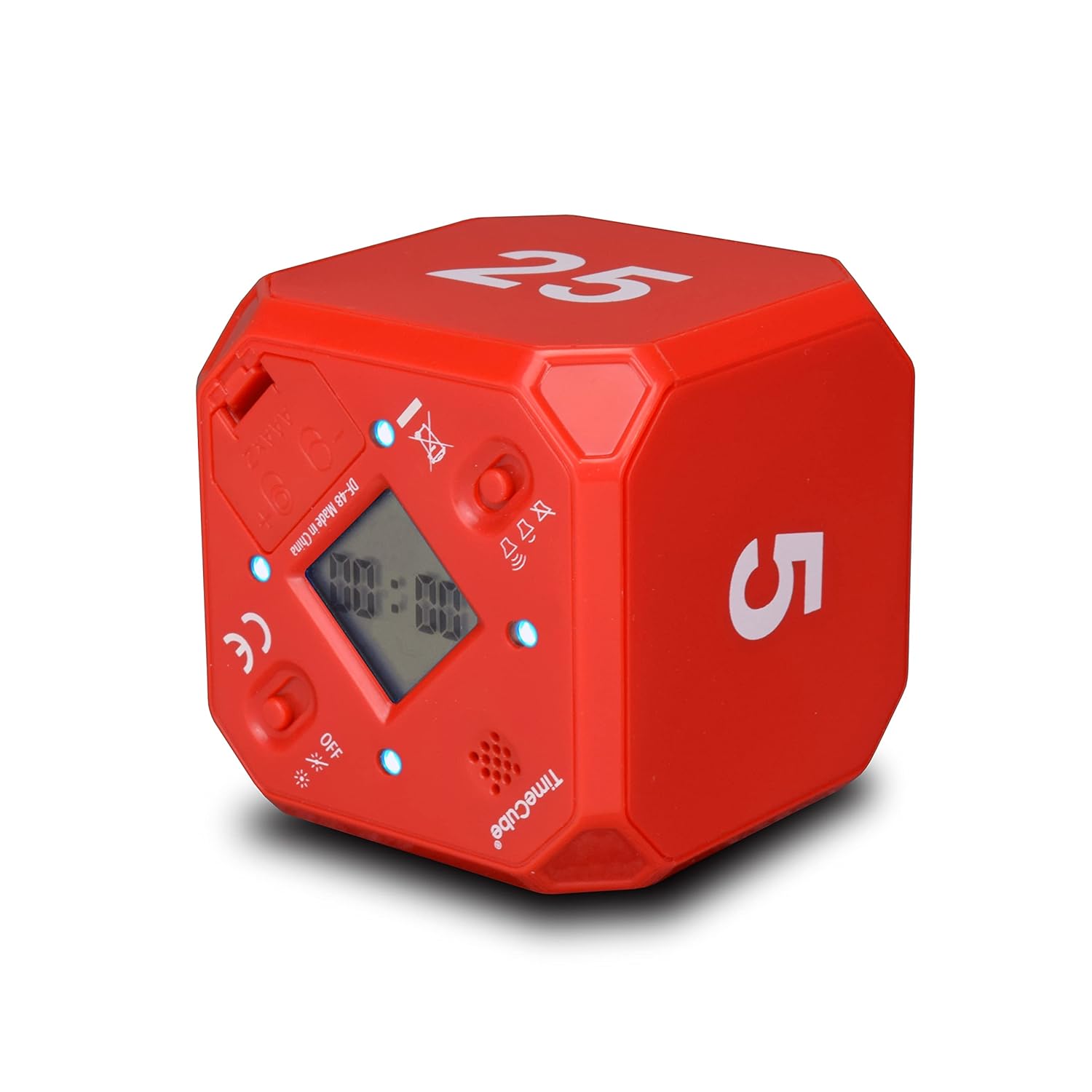 TimeCube Plus Preset Timer with 4 LED Light Alarm for Time Management ...