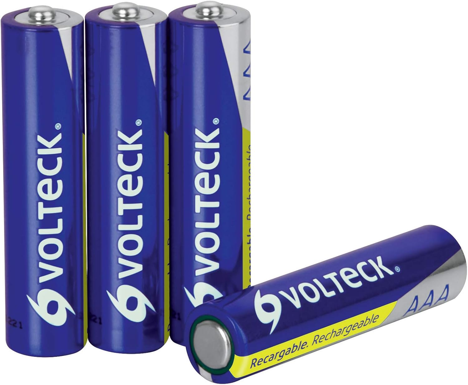 Volteck RE-AAA2, Pilas recargables, uso general, AAA, 600 mAh, 4 piezas ...