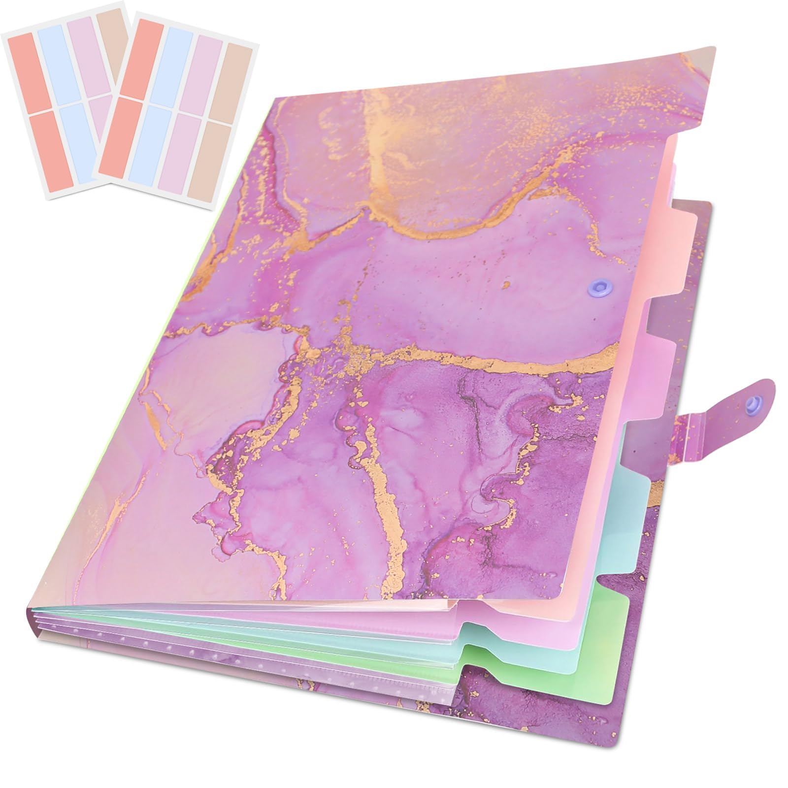 Amazon.com : Expanding File Folder, Aesthetic Folders for School ...