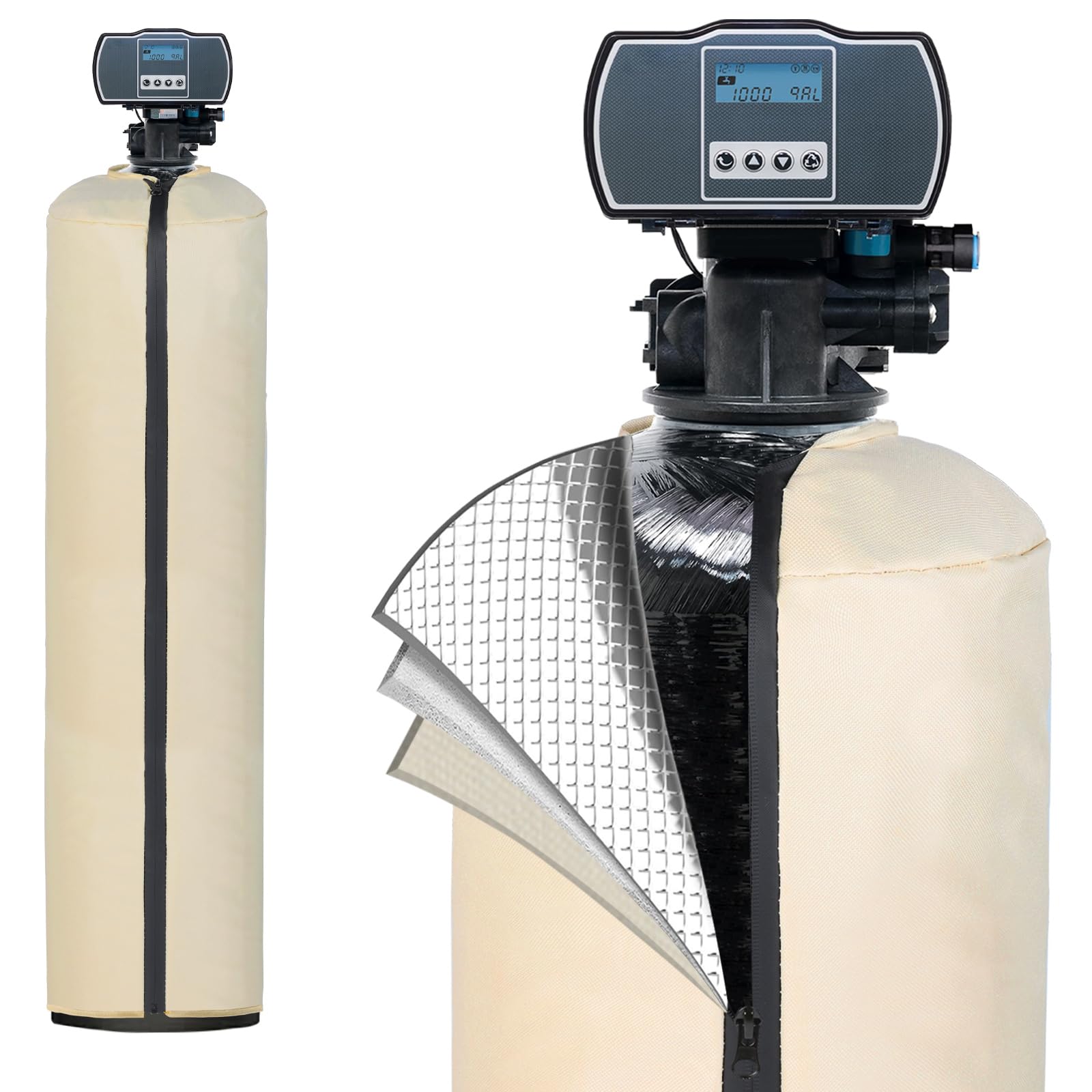 Amazon.com: Water Softener Cover Outdoor, 3 Layers Insulation Water ...