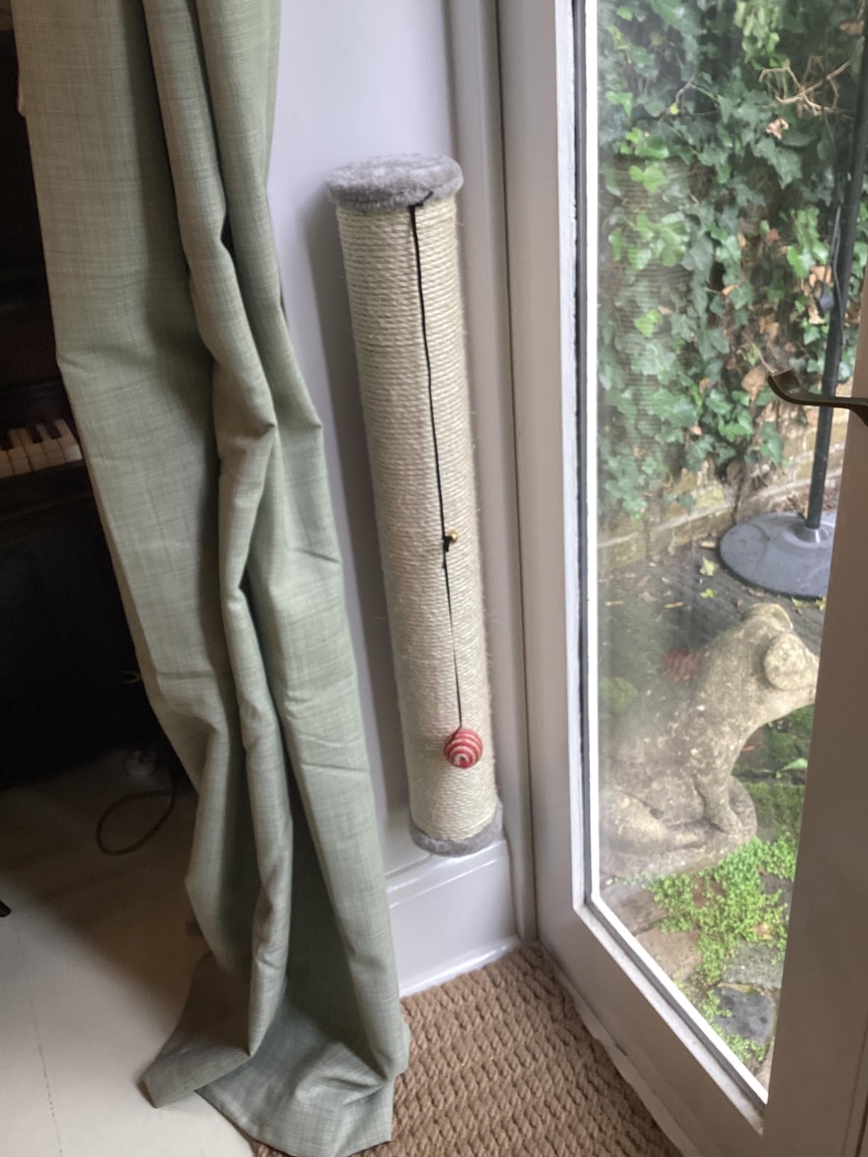 Trixie Scratching Post for Wall Mounting, 80 x 11 cm, Grey : Amazon.co ...