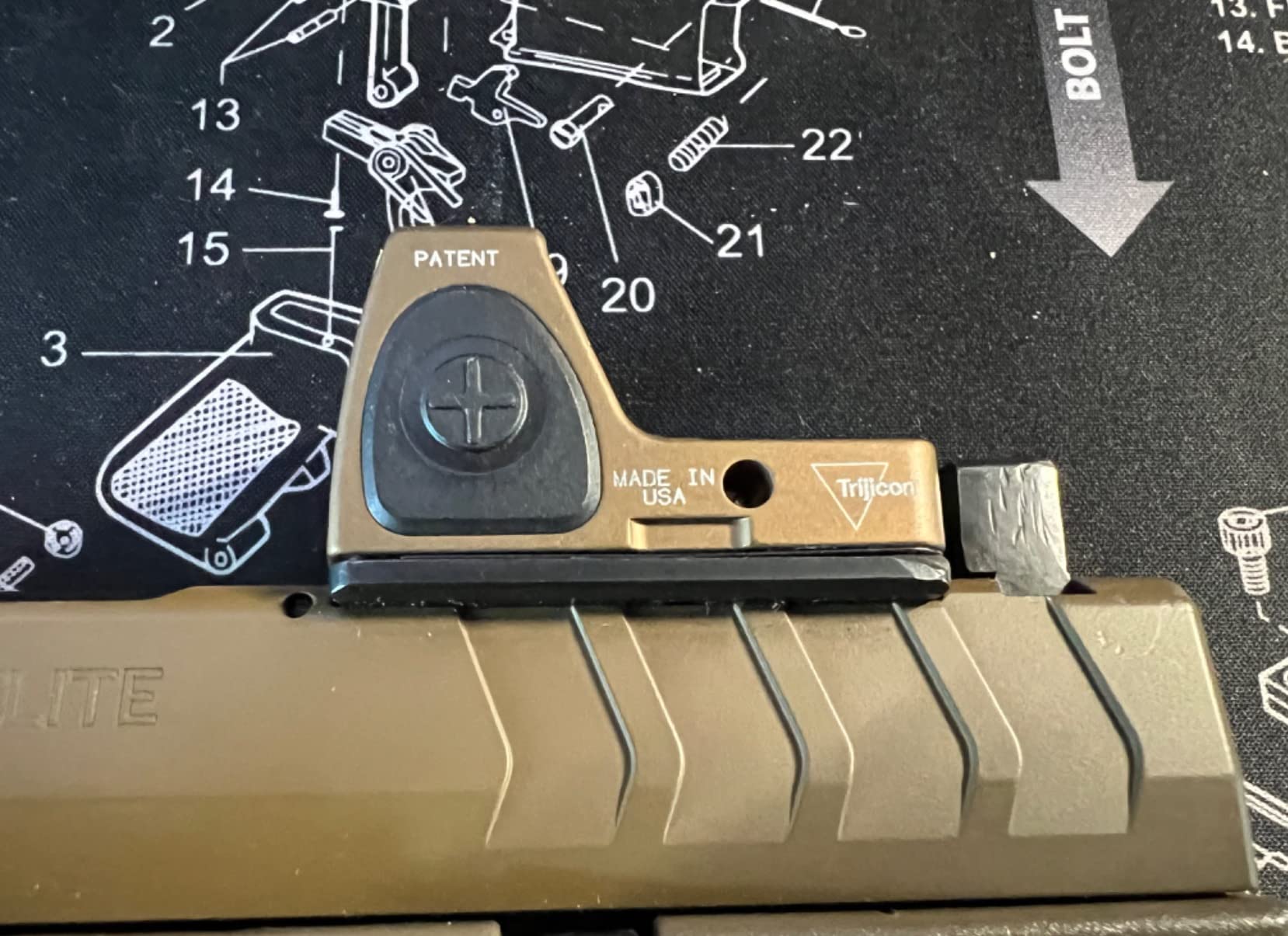 $17/mo - Finance Trijicon RMR Adjustable (LED) Sight 3.25 MOA Red Dot ...