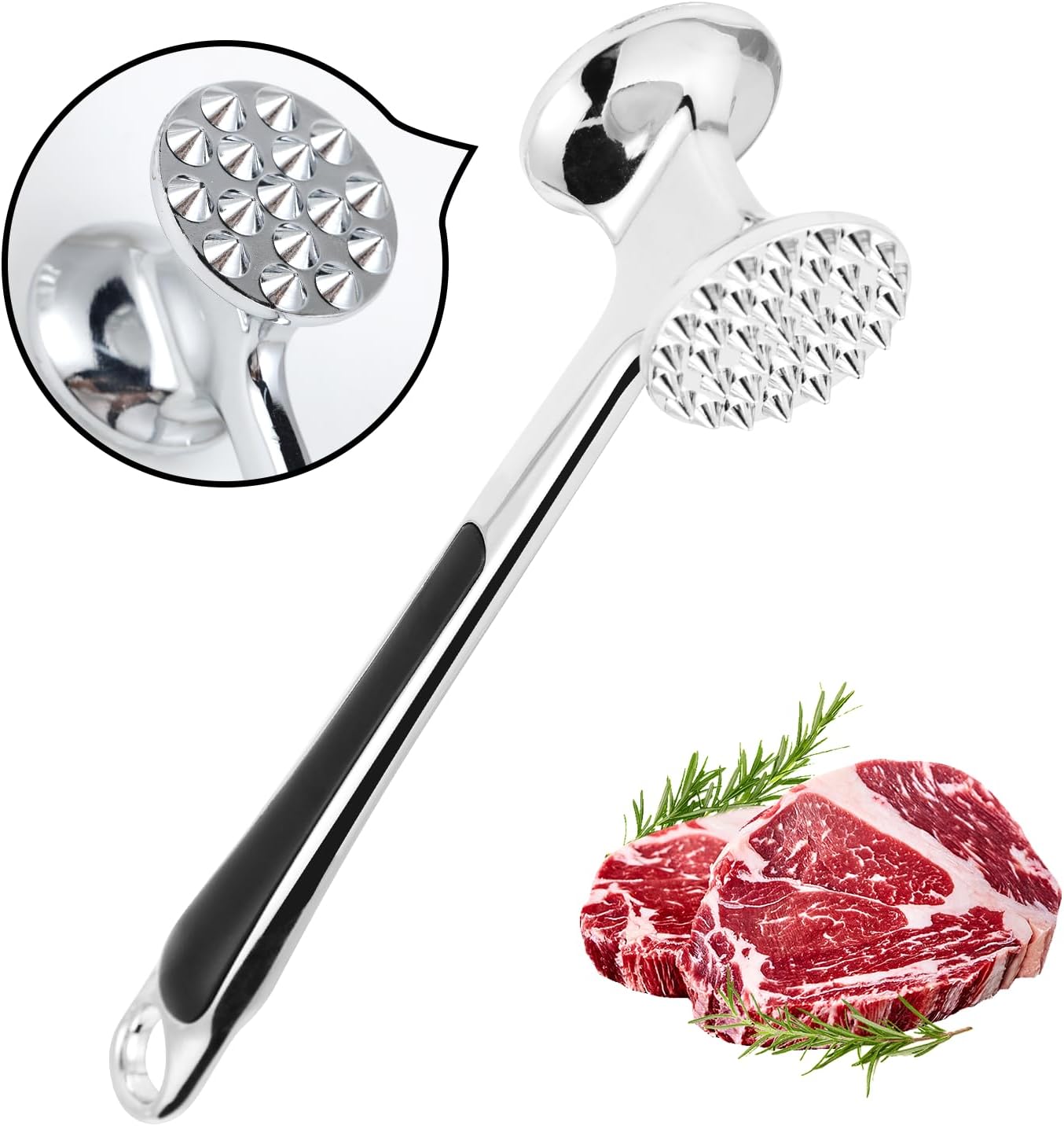 LIBRNTY Attendrisseur à Viande Professionnel,Meat tenderizer,Meat ...