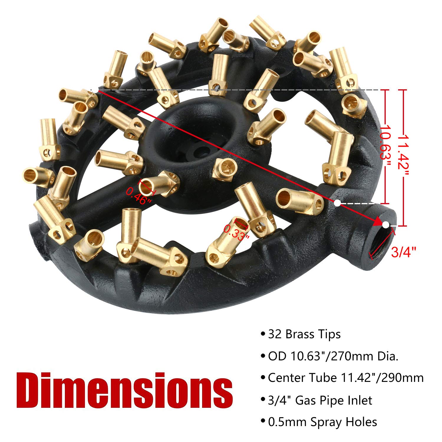 Snapklik.com : Homend Propane Gas Jet Burner For Chinese Wok Range ...